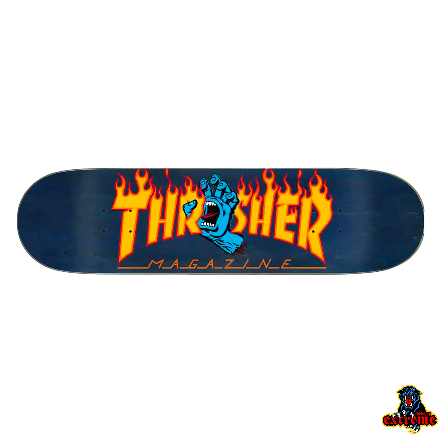 SANTA CRUZ X THRASHER DECK Screaming Flame Logo – Extreme Skateshop