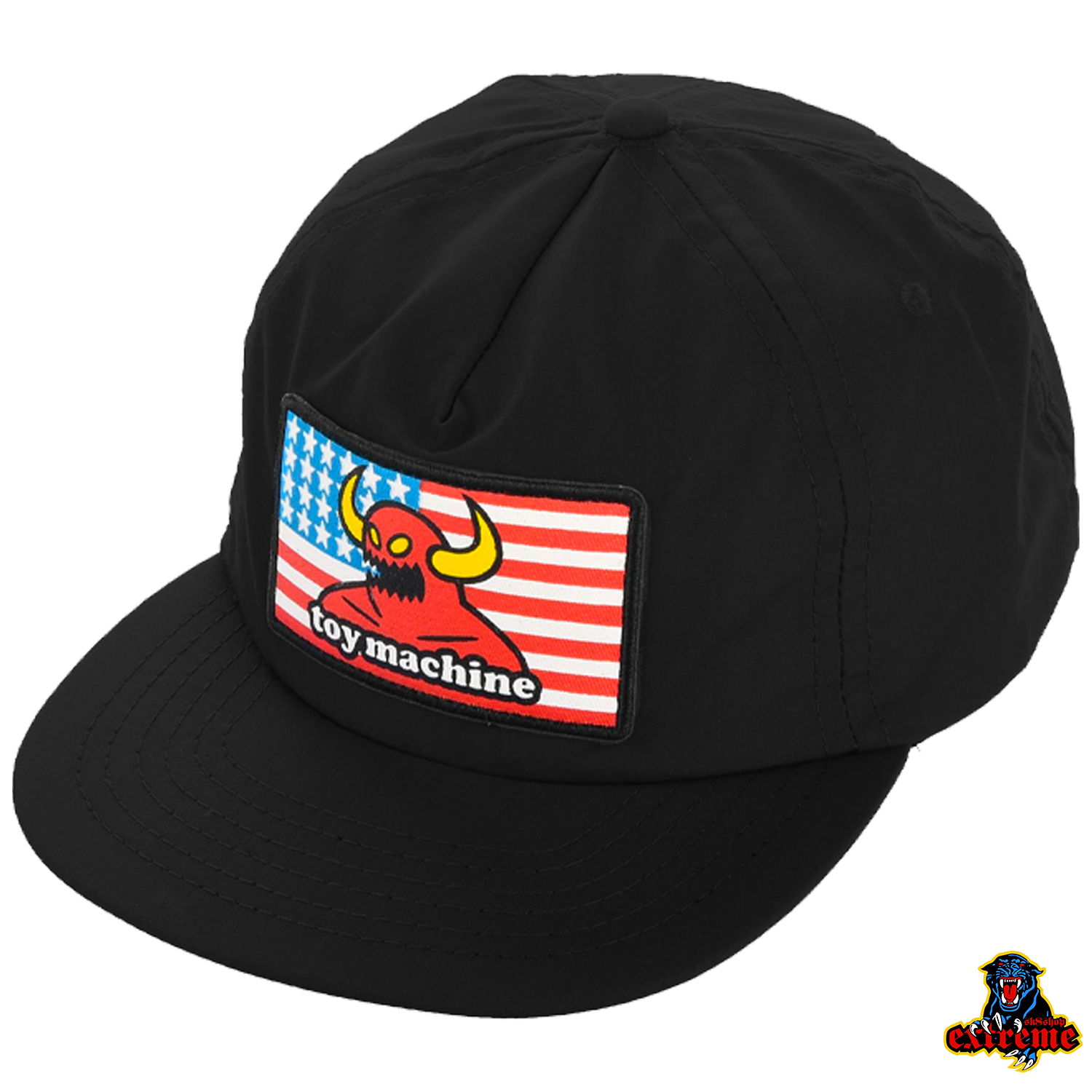 TOY MACHINE AMERICAN MONSTER UNSTRUCTURED CAP Black – Extreme Skateshop